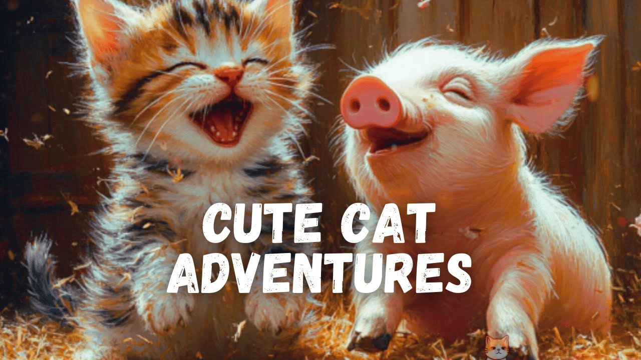 Cute Happy Cat Adventures #funny #catlovers #viralcats - YouTube