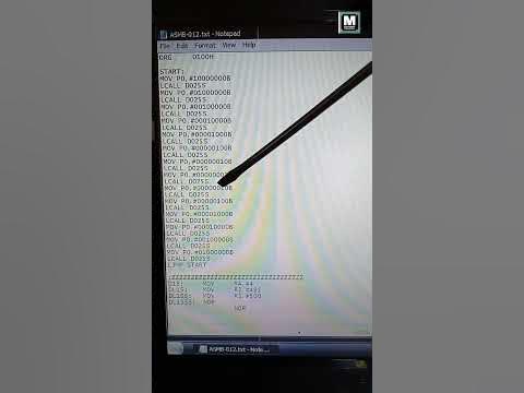 MCS-51 Assembly Coding/Tutorial/Ep.15/How to make 8Ch led blink Ex.2 วิธีทำไฟกระพริบ8ช่อง ตย.2 ...