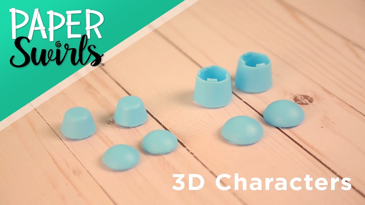 ALEX DIY PAPER SWIRLS 3D Characters - YouTube