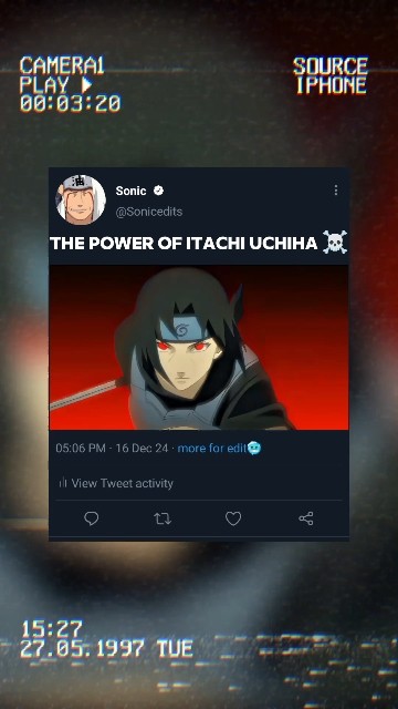 The Power Of Itachi Uchiha☠️ #anime #amv #naruto #itachi #shorts # ...