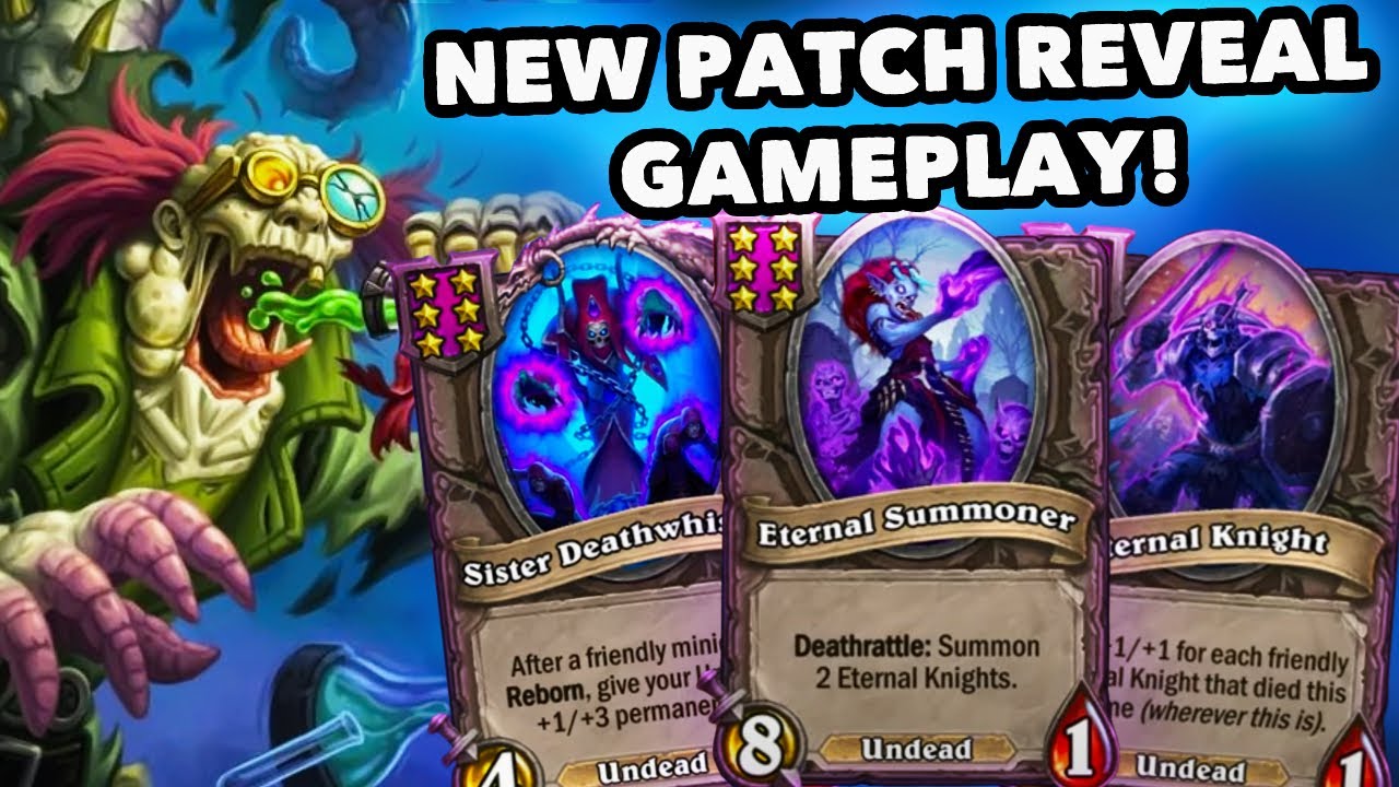 NEW CARDS, NEW HERO, NEW UNDEAD TRIBE Reveal Gameplay!! | Hearthstone ...