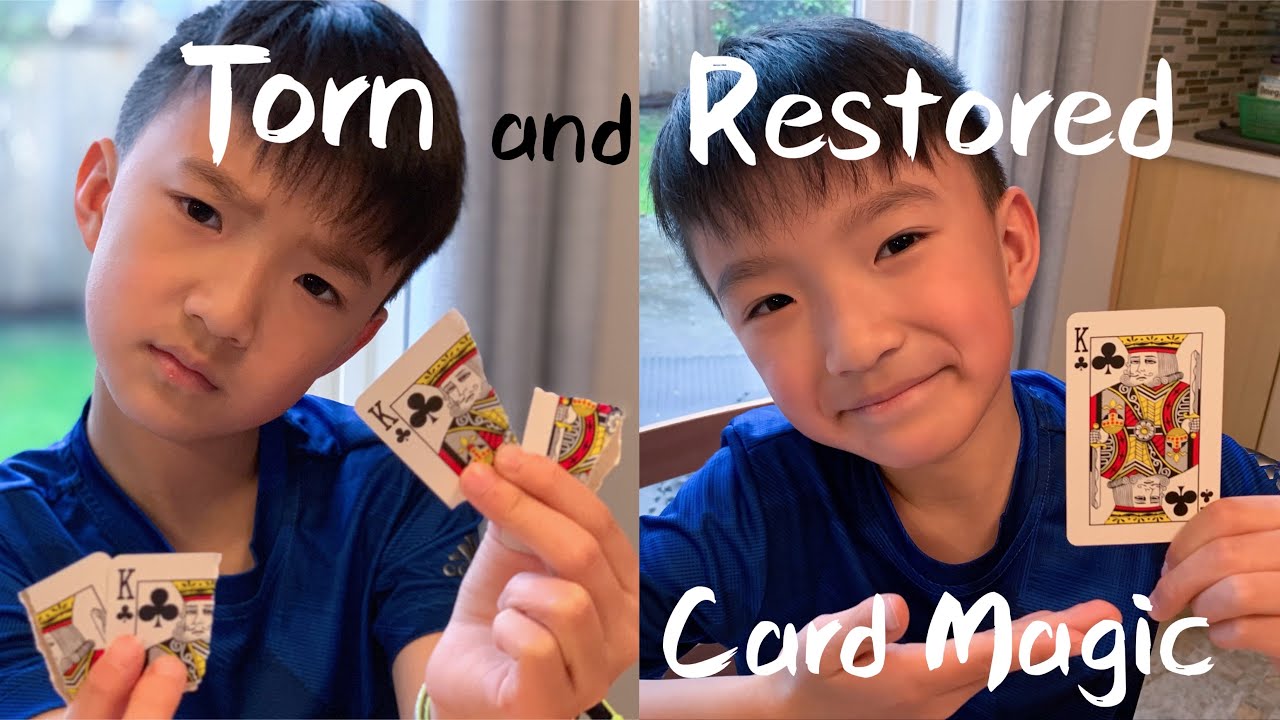 Torn and Restored Card Magic - YouTube