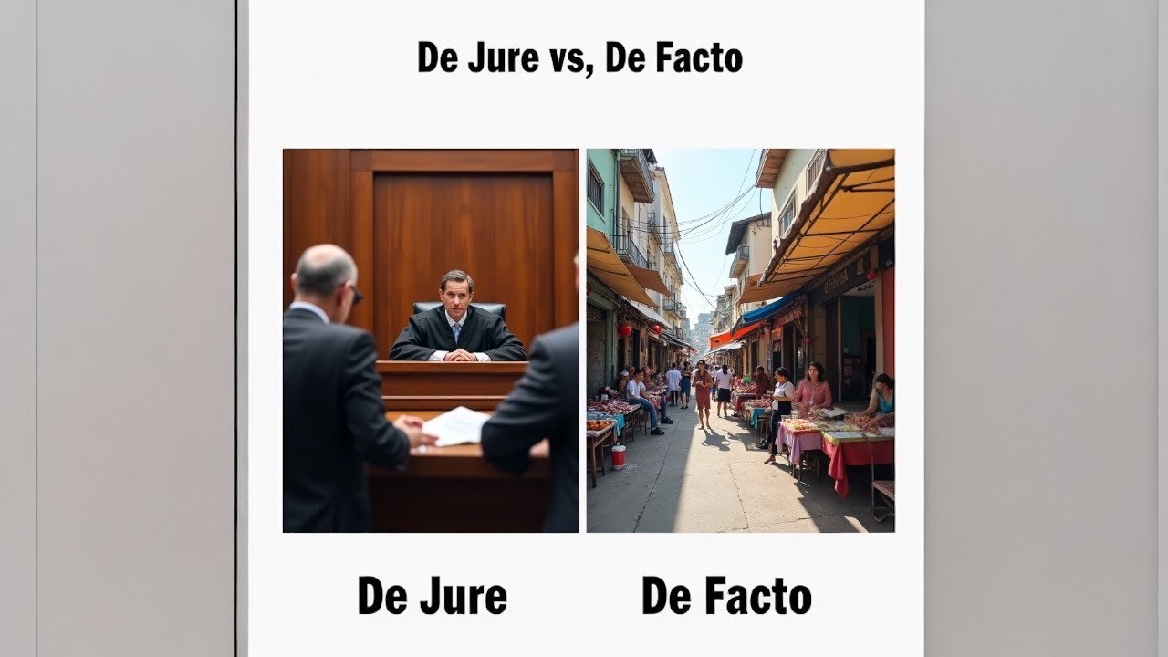 D Jure” could be:“D Jure vs. De Facto: Understanding Legal Authority ...