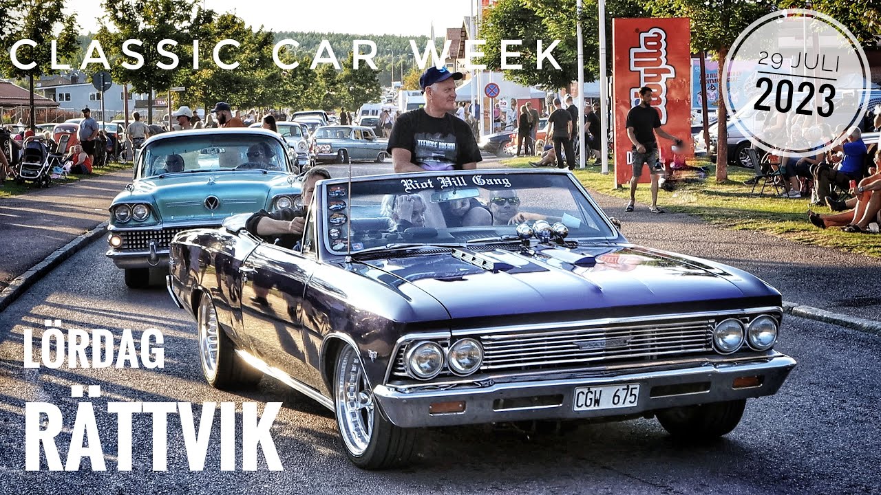 Classic Car Week lördag 29 juli 2023 - YouTube