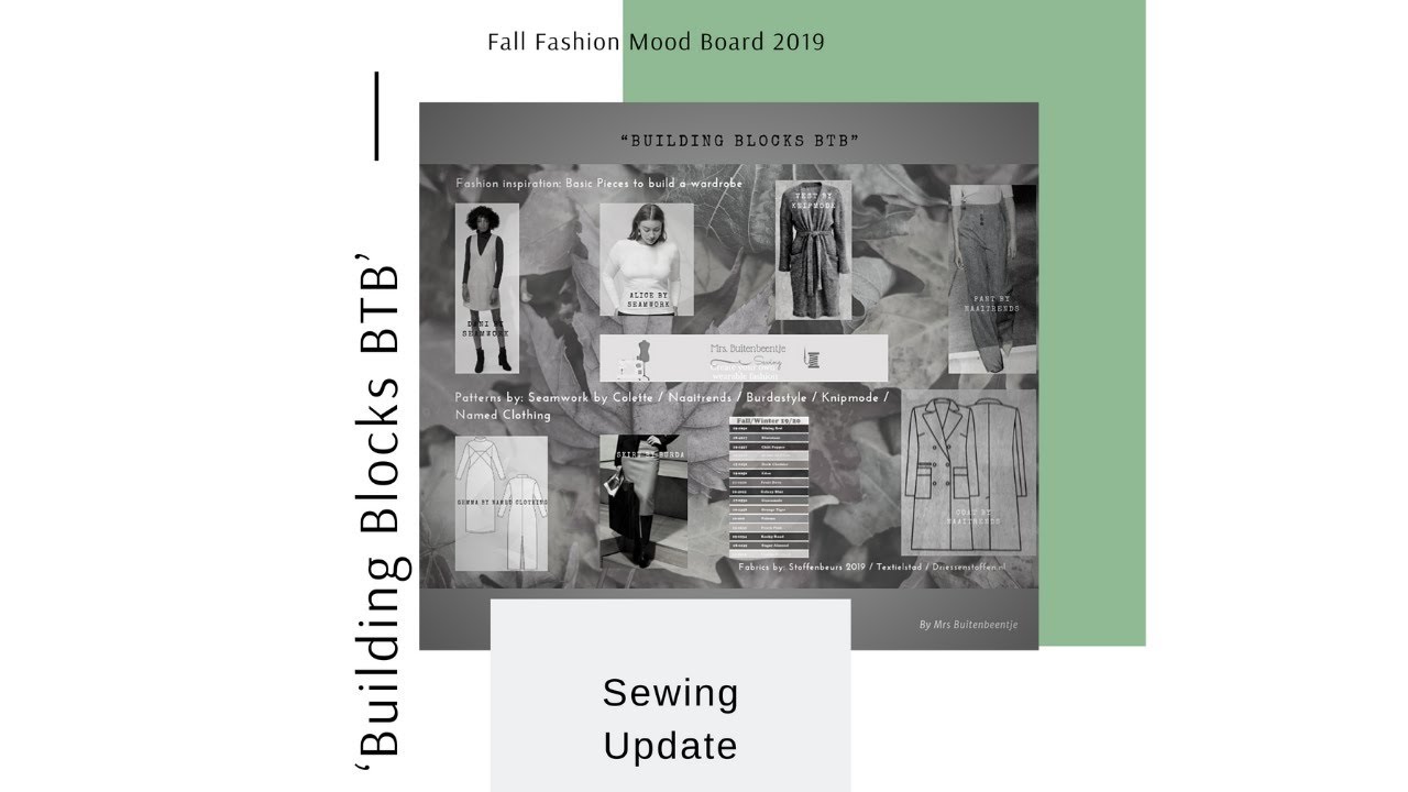 Sewing update Fall Fashion Mood Board - YouTube