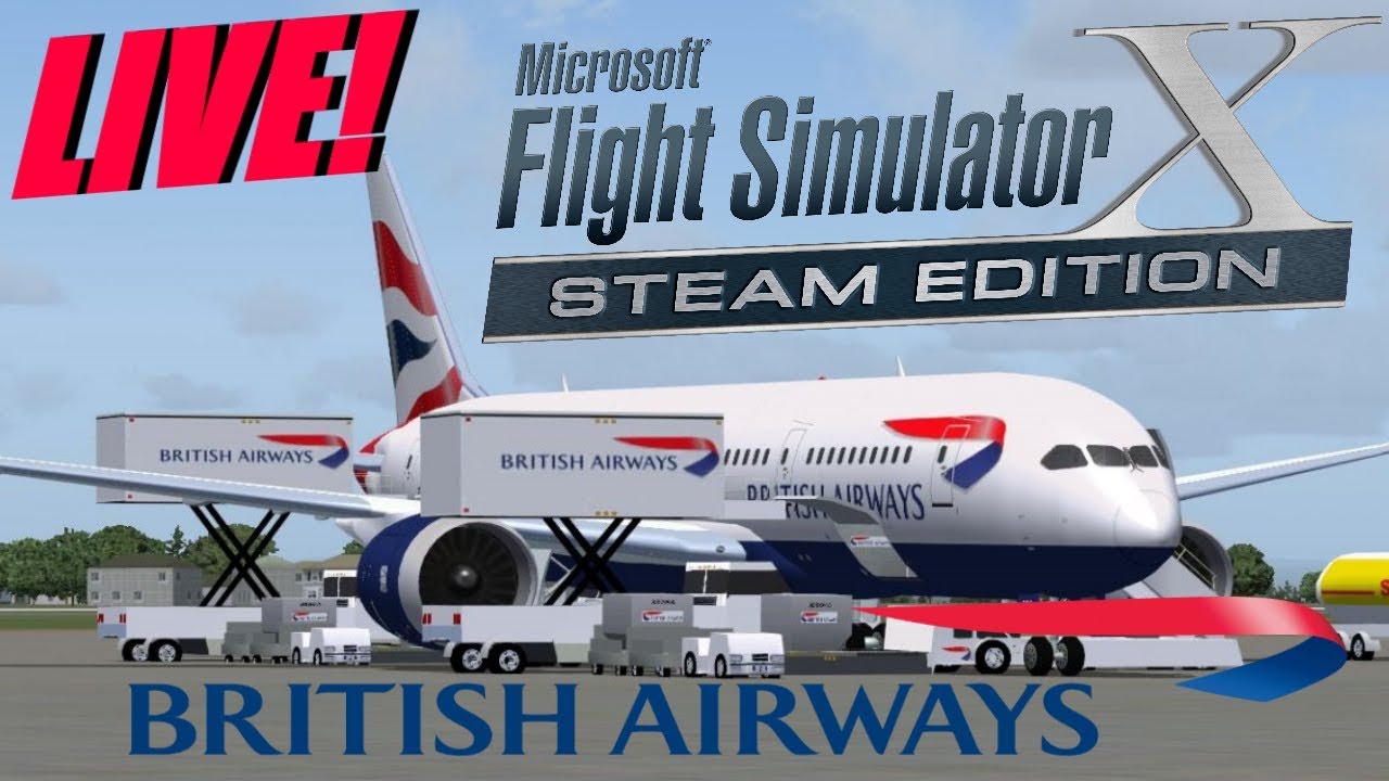 Flight Simulator X - British Airways - MAYDAY MAYDAY! (Live!) - YouTube