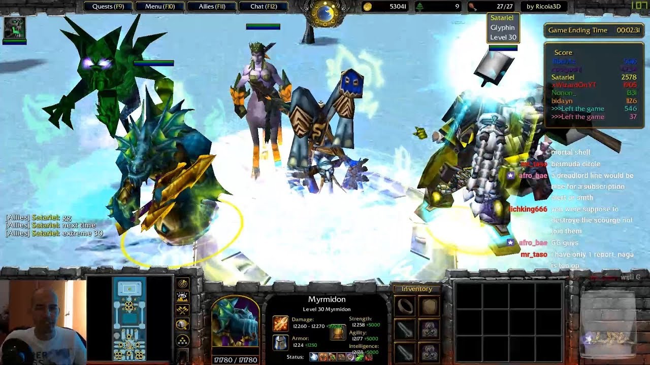 Warcraft 3 | Xnd Hero Siege 1.26 | Banehallow | Last Boss | Extreme ...