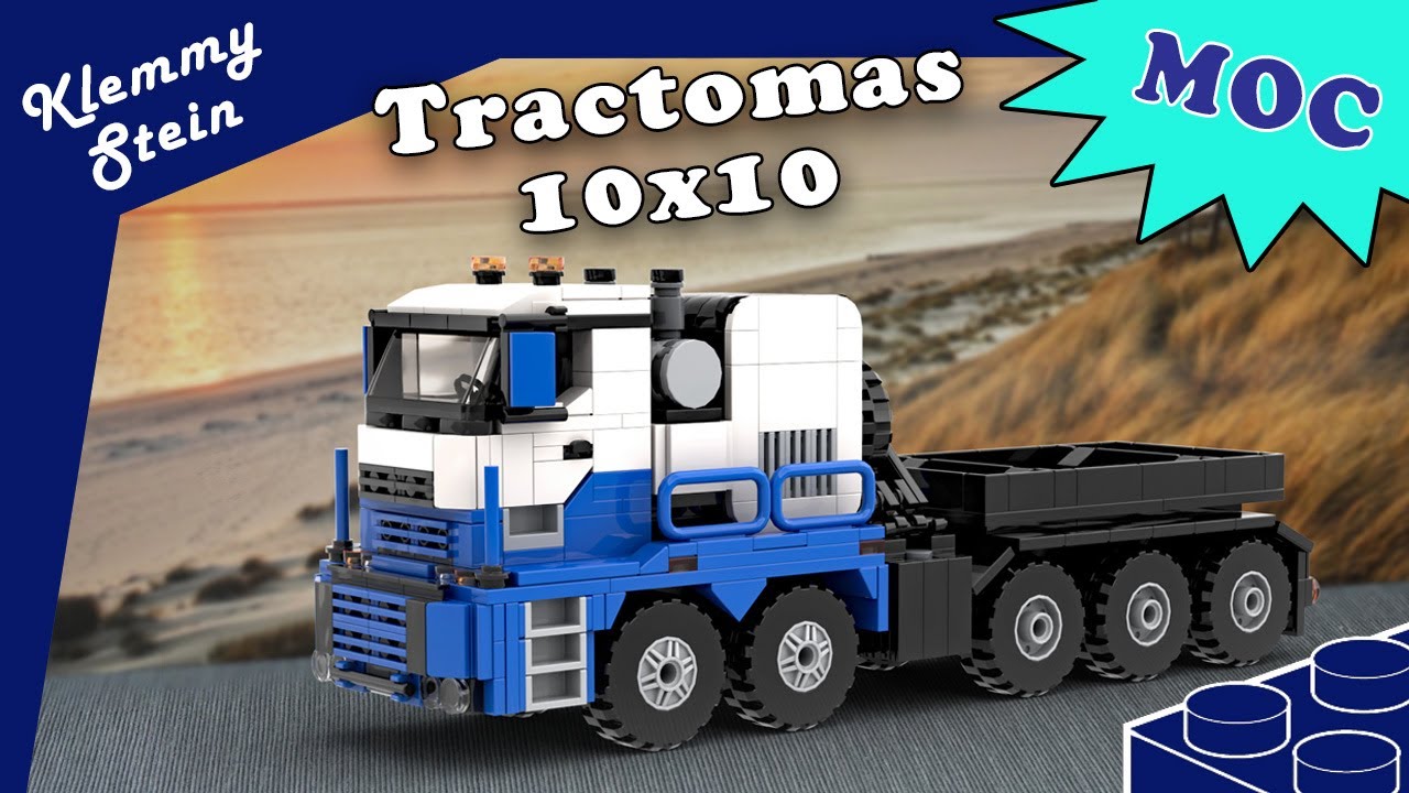 Tractomas 10x10 - Schwerlastzugmaschine - LEGO® MOC - YouTube