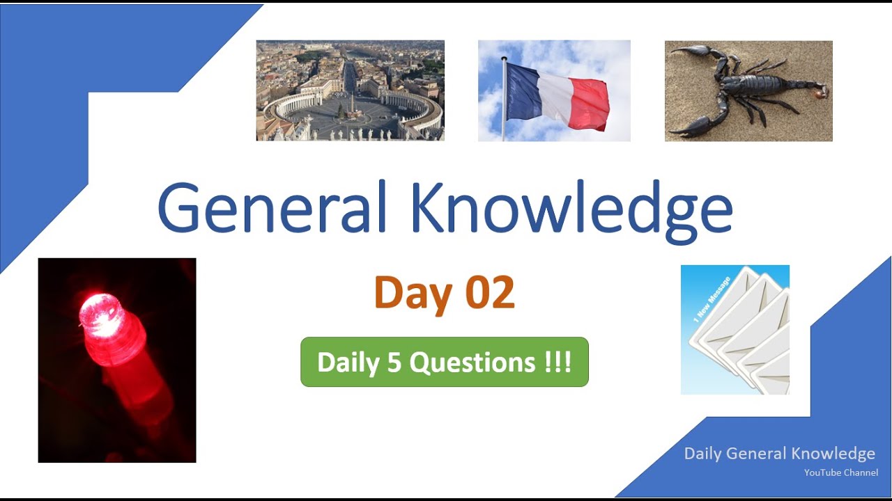 Daily General Knowledge - 2 (Just 1 Minute) - YouTube