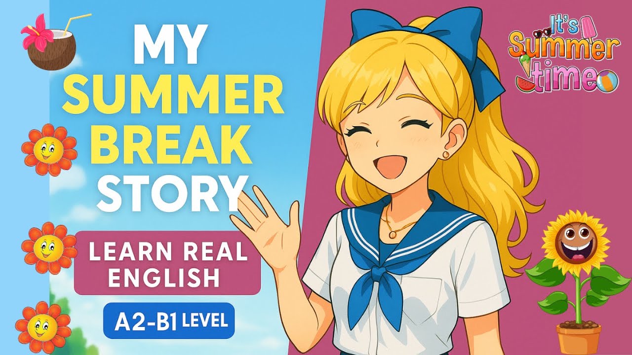 My Summer Break – English Story for Beginners | Learn English Listening ...