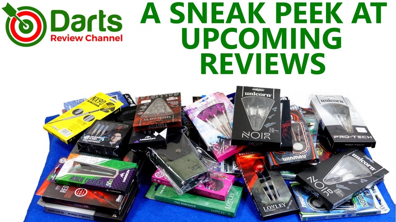 A Quick Sneak Preview At Upcoming Darts Reviews - YouTube