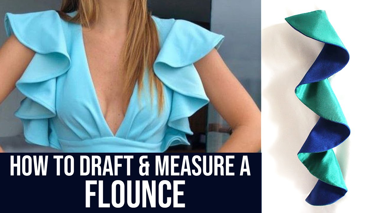 Flounce UPDATED: How To Make a Flounce | Cut And Measure A Flounce ...