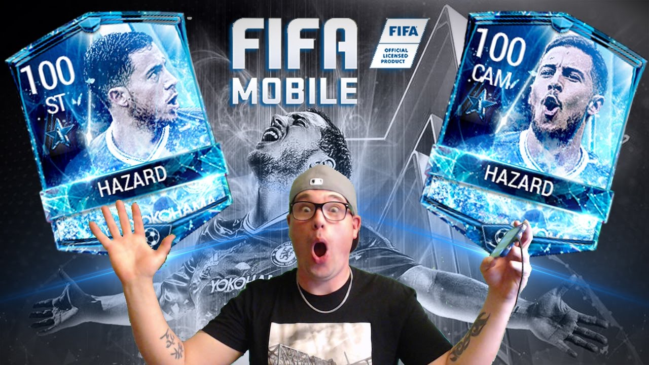 INSANE BLUE STAR PACK OPENING | THE RACE TO 100 HAZARD | FIFA MOBILE ...