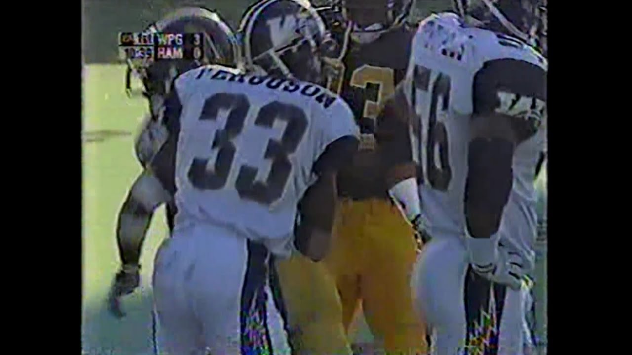 July 11, 1997 - CFL - Winnipeg Blue Bombers @ Hamilton Tiger Cats - YouTube