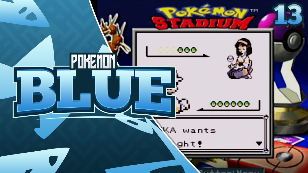 Let's Play Pokémon Blue | Time To Get That Grass! | Ep 13 - YouTube