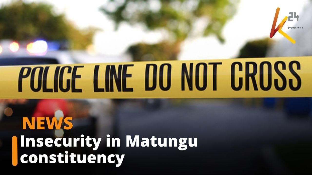 Increasing cases of insecurity in Matungu constituency - YouTube