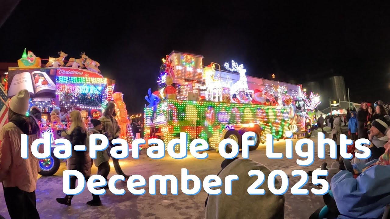 Ida Michigan-Parade of Lights 2025 - YouTube