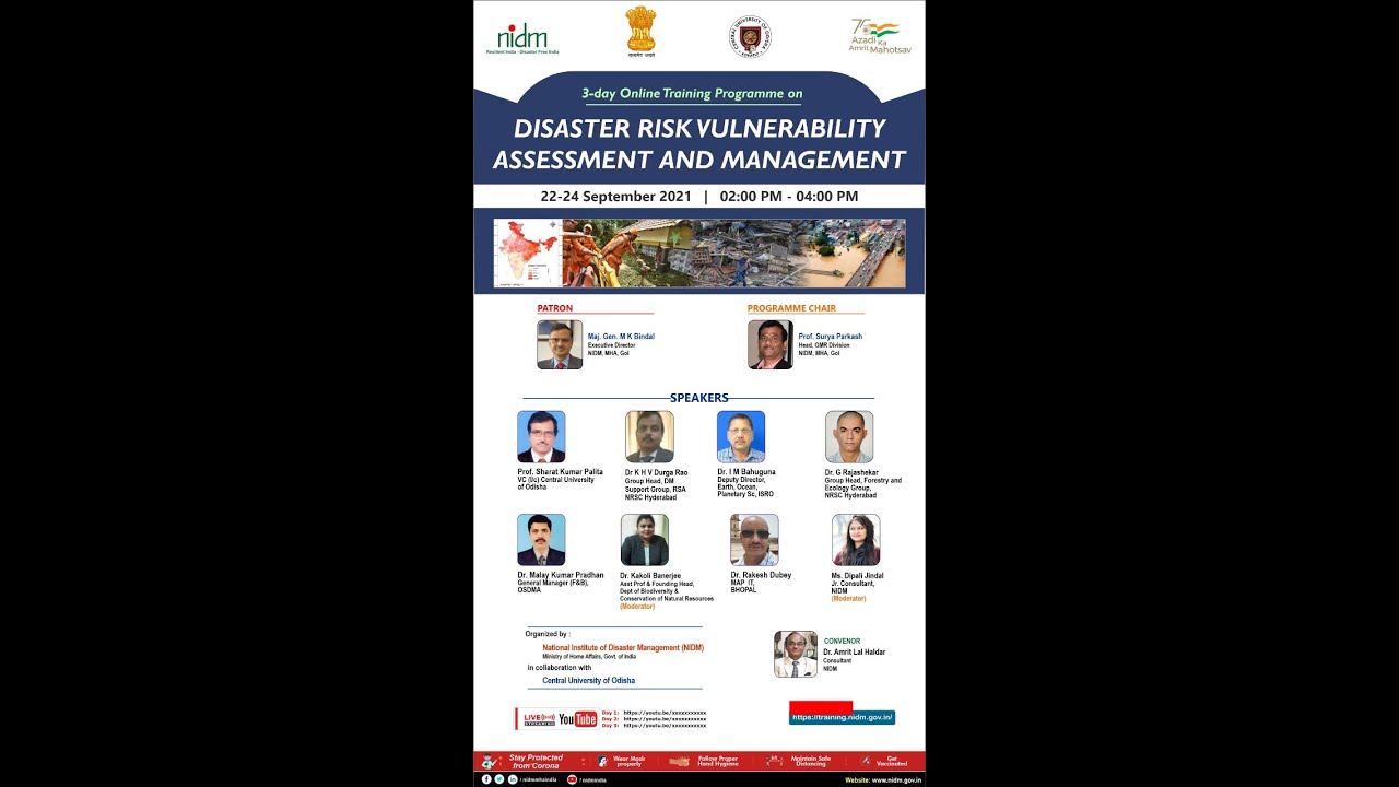 DISASTER RISK VULNERABILITY ASSESSMENT AND MANAGEMENT.| DISASTER IN ...