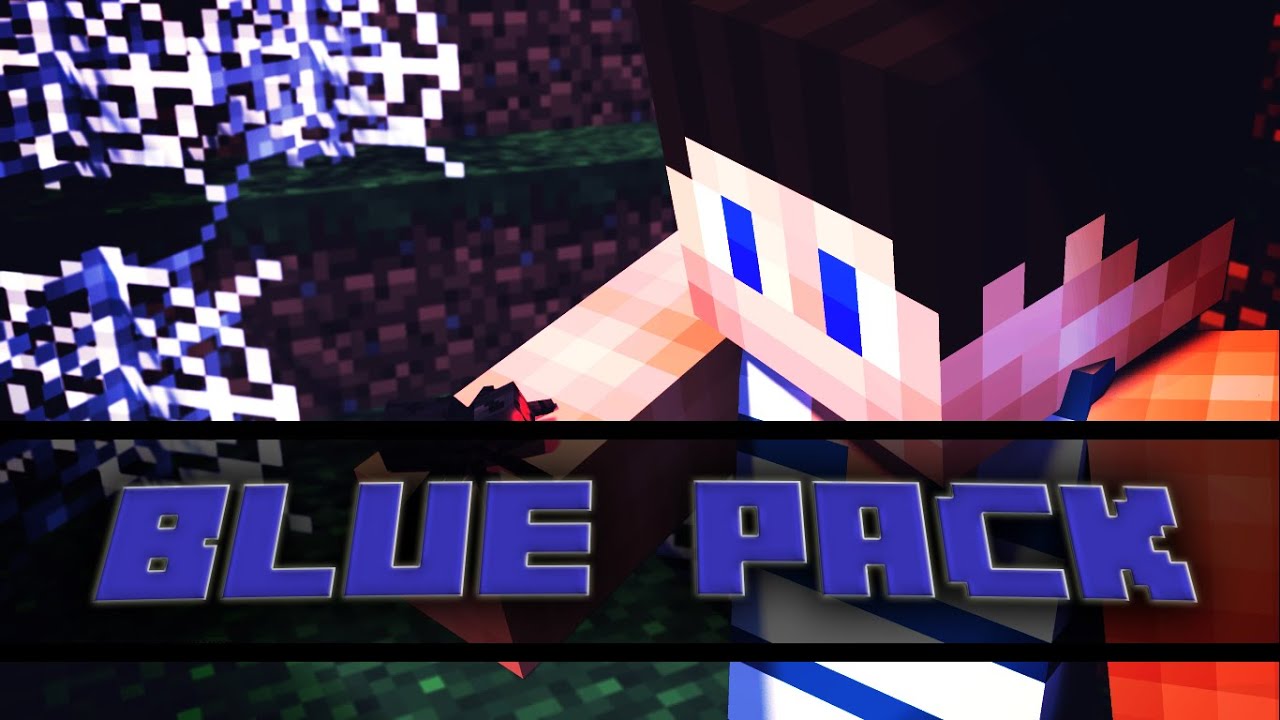 Minecraft PE - Textura Blue Pack (0.10.X) - YouTube