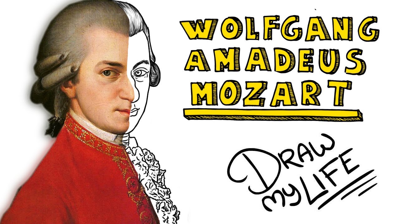 WOLFGANG AMADEUS MOZART | Draw My Life - YouTube