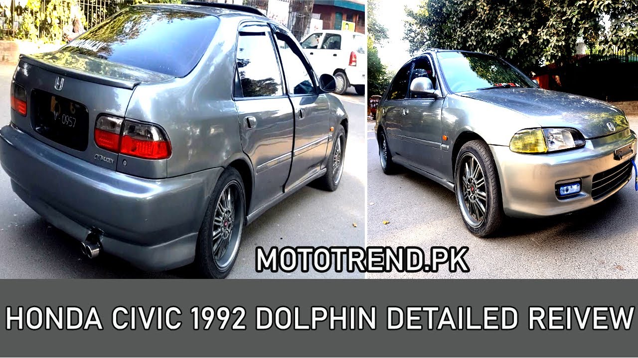 honda civic dolphin 1992 model | review | price | mototrend. pk - YouTube