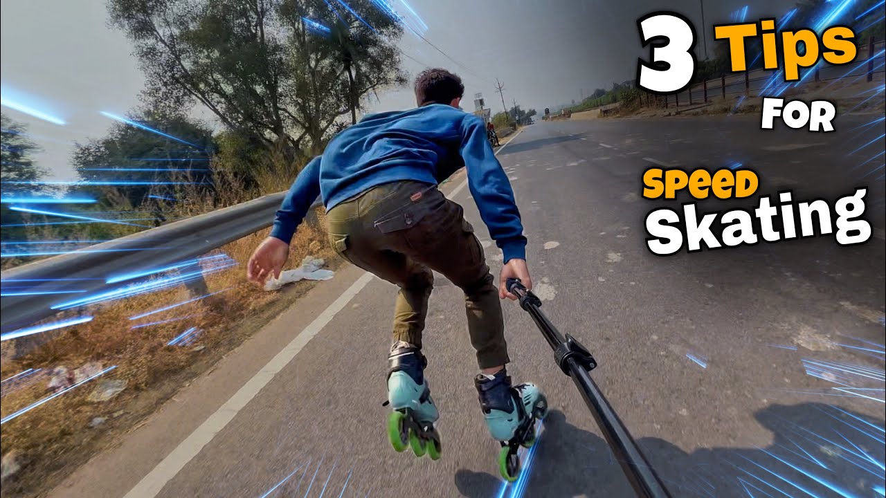 3 Tips For Speed Skating // Skating Lesson For Street Skaters // Vishal ...