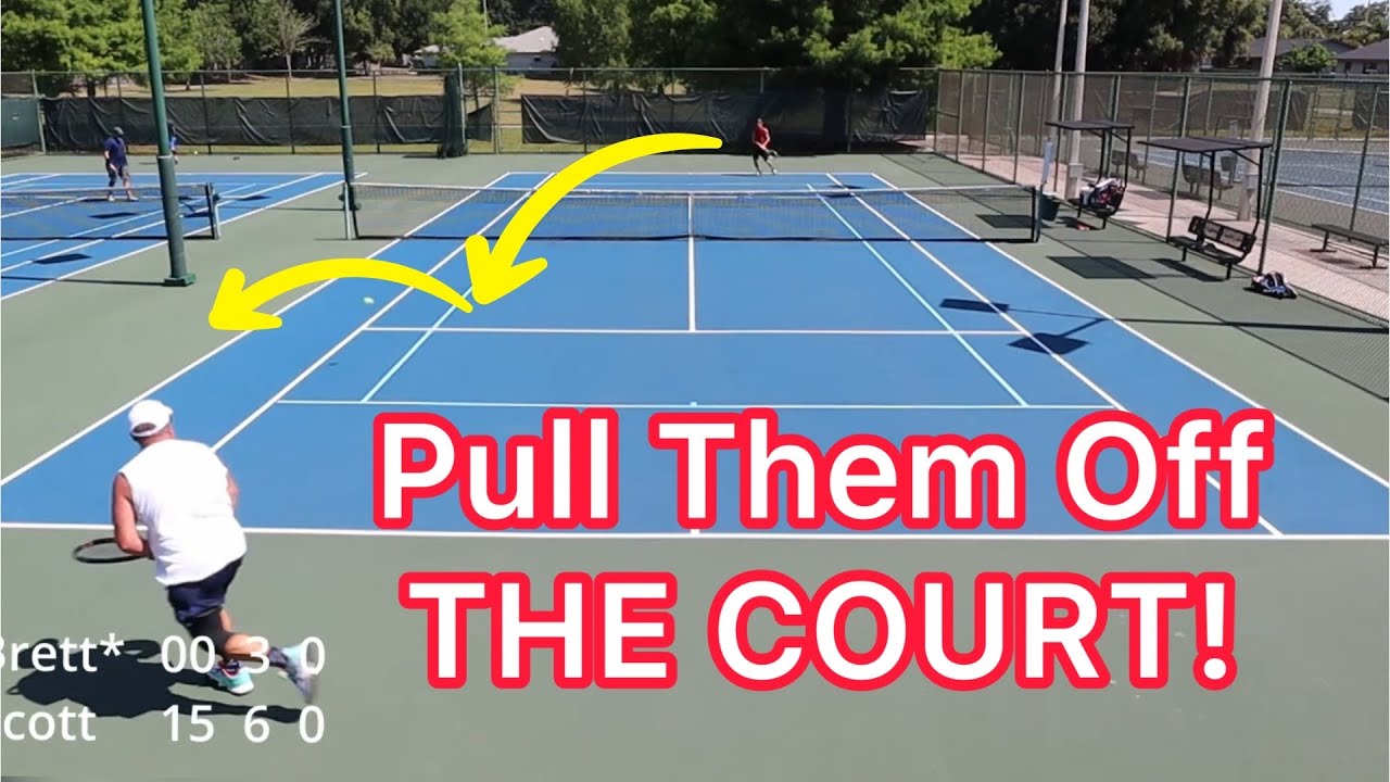 How To Pull Your Opponent Off The Court (Tennis Singles Strategy) - YouTube