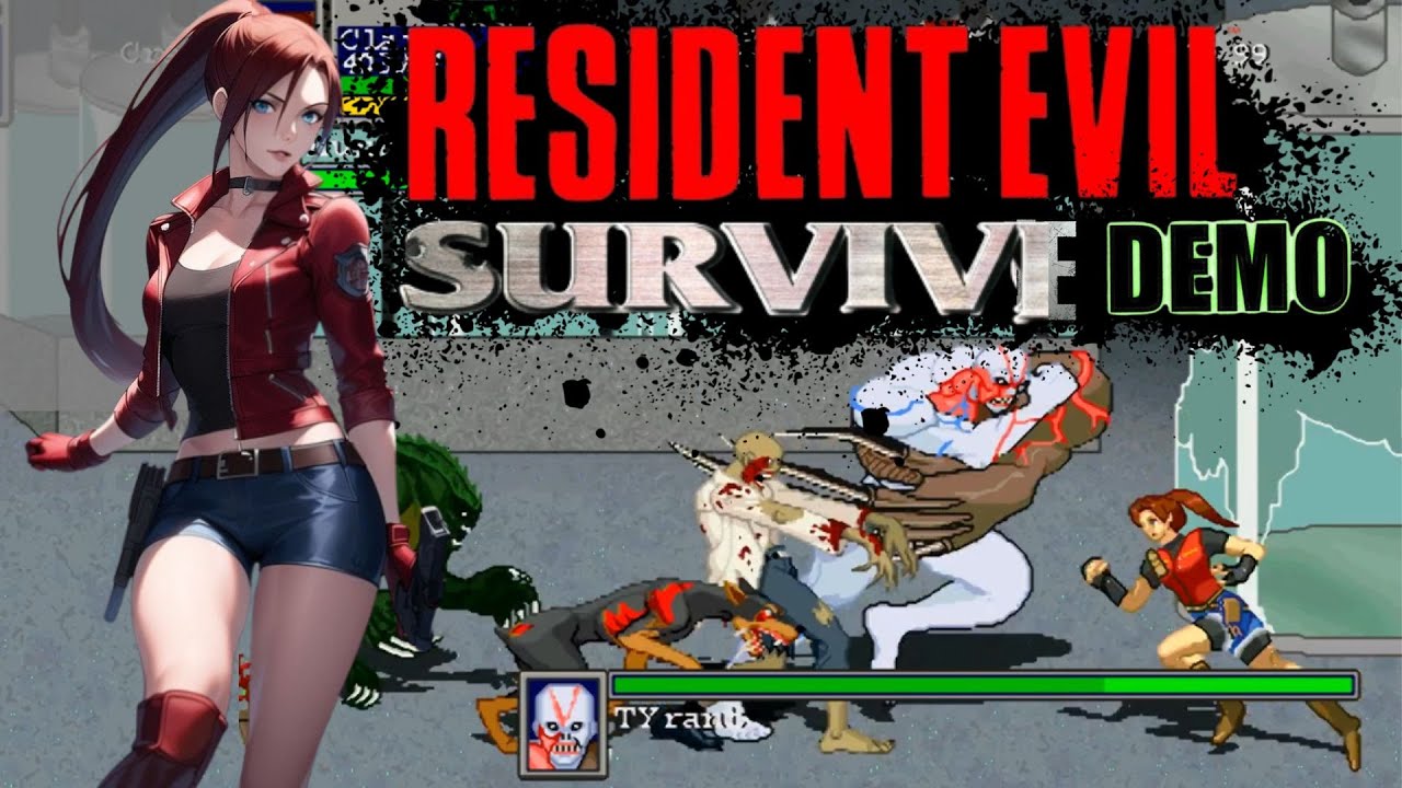Resident Evil Survive (Demo) [OpenBOR] games - game - YouTube