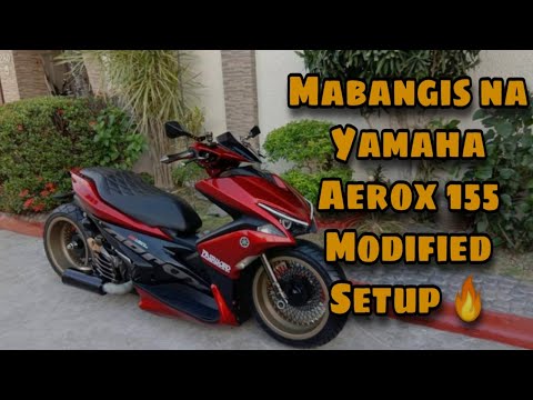 Yamaha aerox 155 modified setup. - YouTube