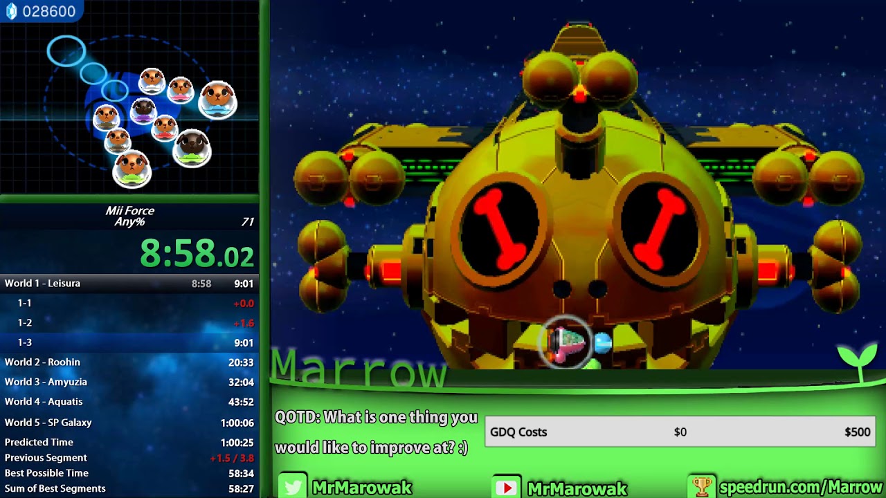 [WR]Mii Force - Mission Mode in 59:29 by Marrow - YouTube