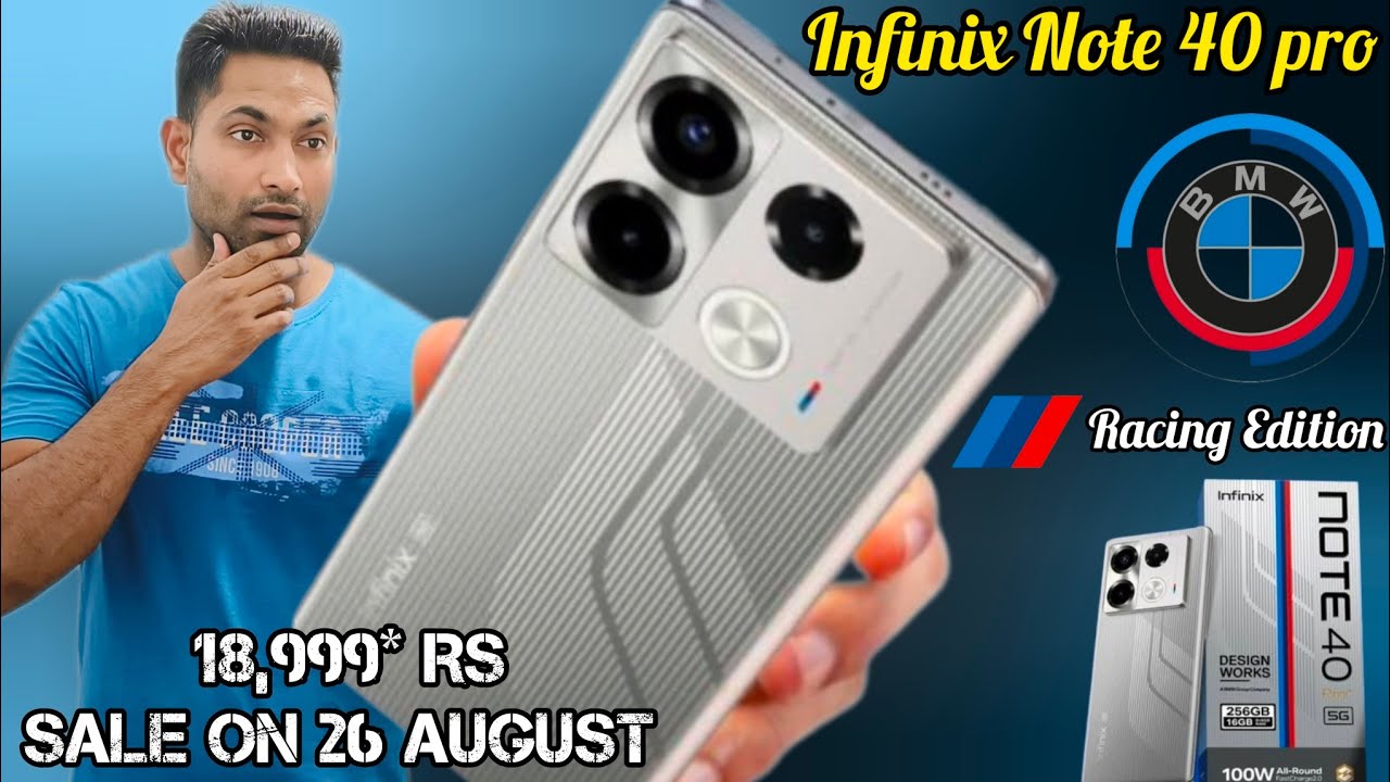 infinix Note 40 pro 5g BMW Racing Edition 🔥 Unboxing, First Impression ...