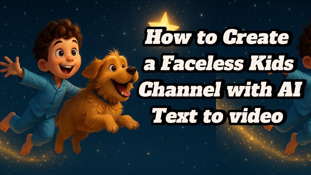 How to Create a Faceless Kids Channel with AI , step by step - YouTube