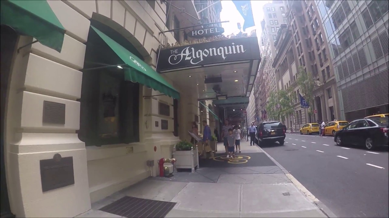 The Algonquin Hotel Times Square - YouTube