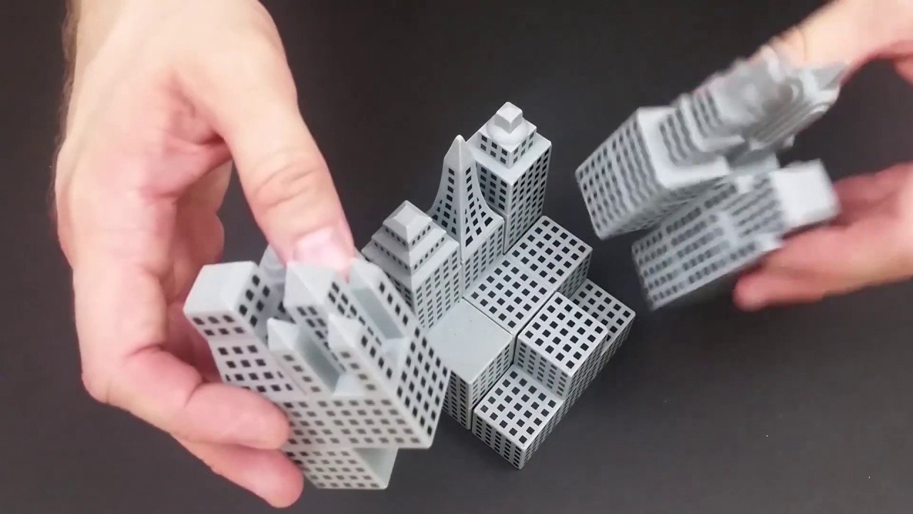 Metropolis Stacking Puzzle Solution - DaMert Toys (1998), Toysmith ...