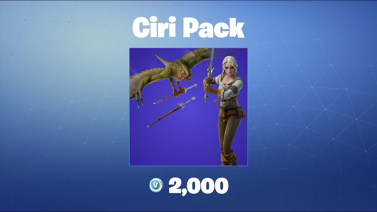 Ciri Pack | Fortnite Bundle - YouTube