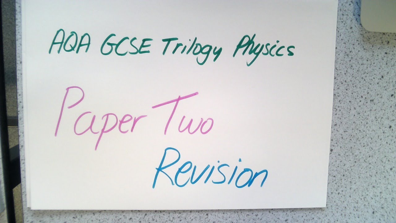 AQA GCSE Physics Paper 2 LIVE Revision - YouTube