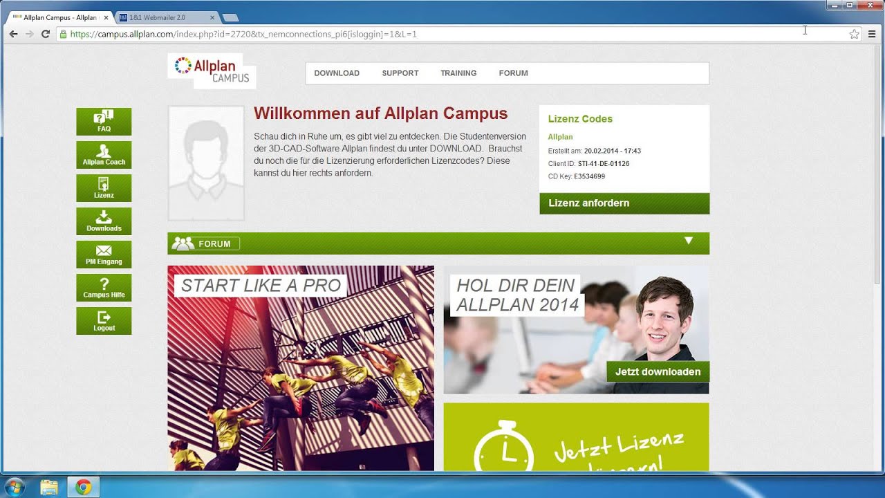 3. Allplan Campus - Lizenzierung Allplan - YouTube