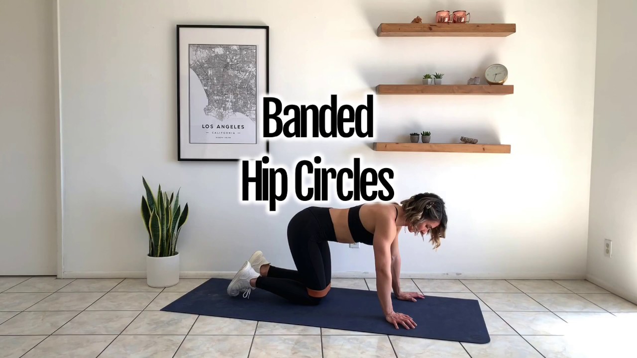 Banded Hip Circles - YouTube