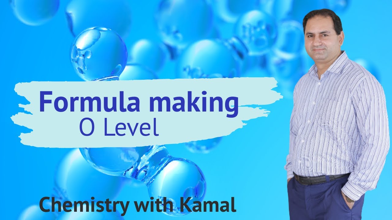 Formula Making O level #Chemistry - YouTube