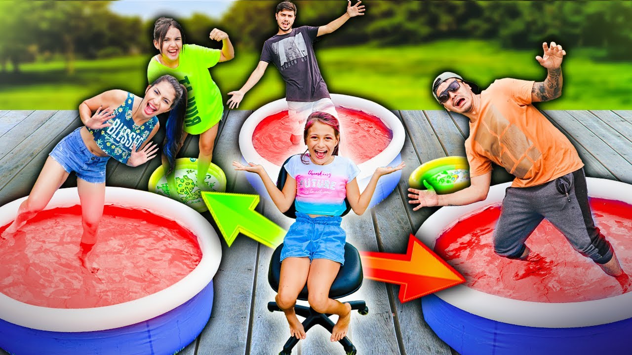 ROLETA DAS PISCINAS, O ÚLTIMO A SE MOLHA GANHA!! - DESAFIO TEENS FUN ...