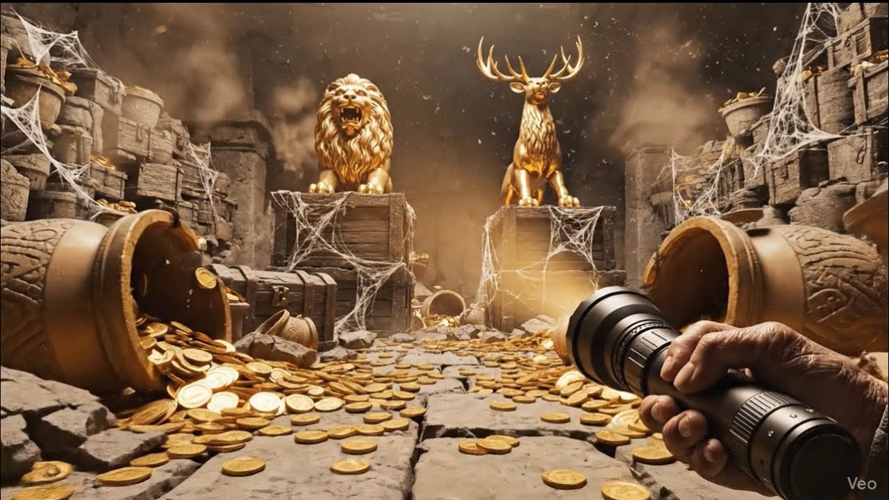 The Golden Beasts’ Hidden ChamberWhere ancient statues guard forgotten ...