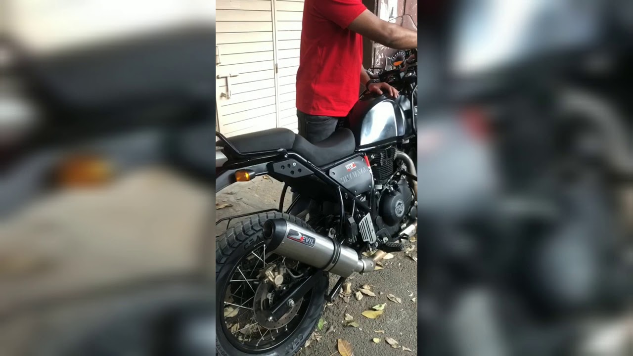 Best exhaust for himalayan in 2020| Devil Evolution Exhausts - YouTube