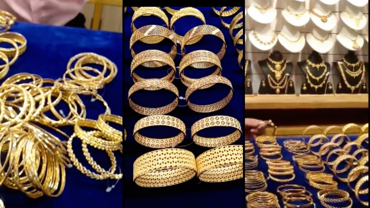 Latest Gold Bangle Sets With Weight | From 8 Grams Daily Wear Bangles ...