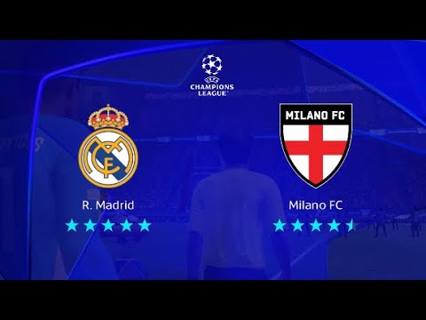 Real Madrid vs Milano FC Champions League Final 24-25 1-2 Milano ...
