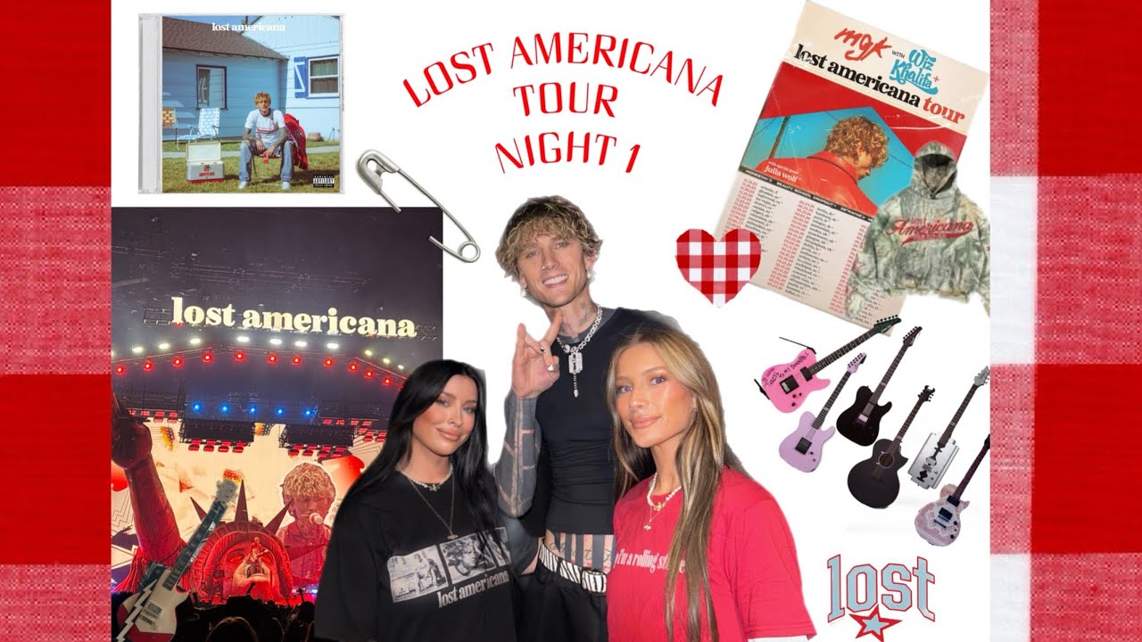 BACKSTAGE W/ MGK & FRIENDS AT LOST AMERICANA TOUR OPENING NIGHT - YouTube