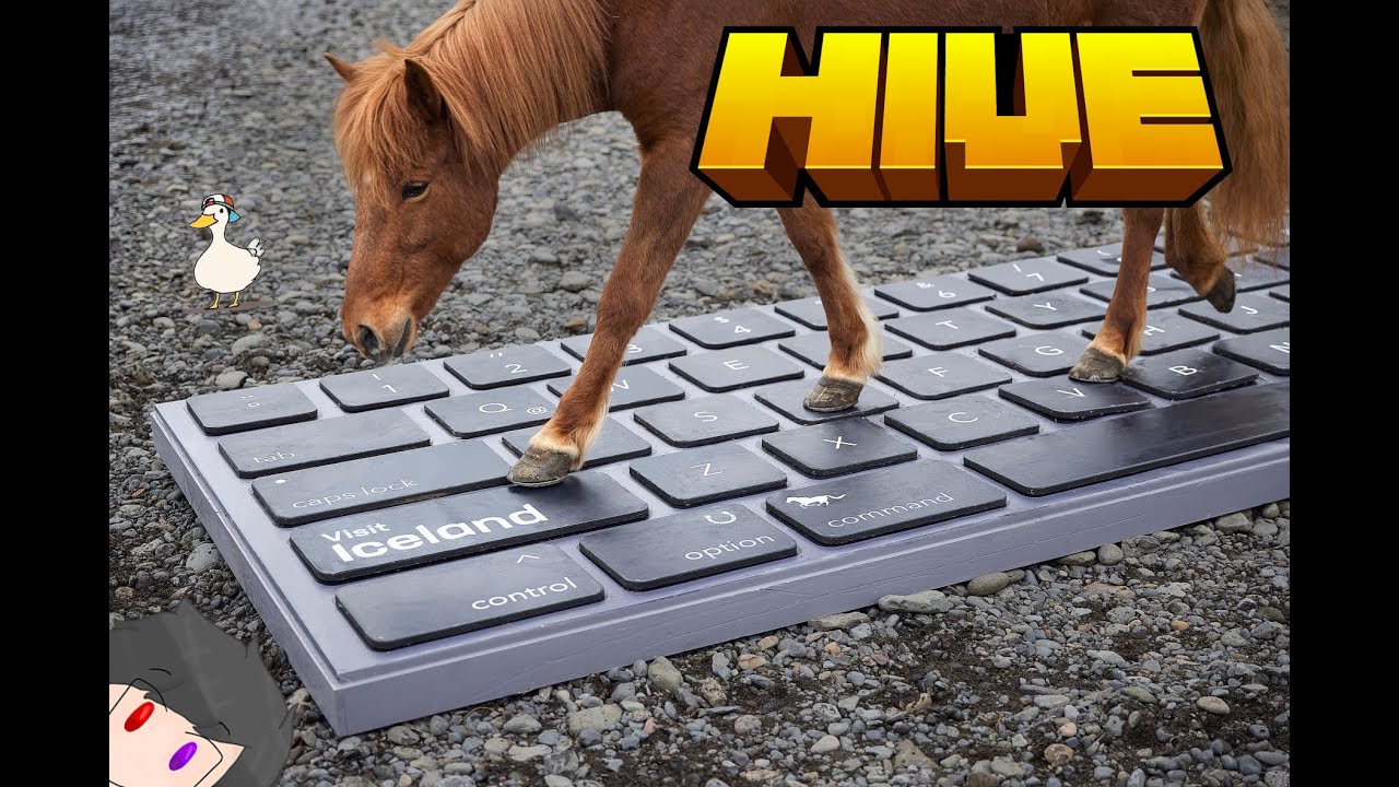So My Keyboard Just Broke... | Minecraft Hive With Viewers - YouTube