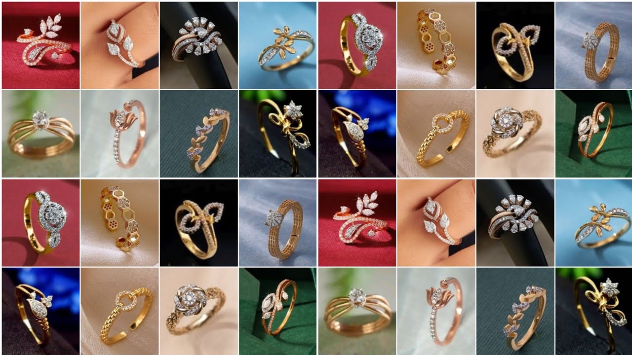Latest 22k Gold Ring Designs for Women ||Daily wear gold ring designs ...