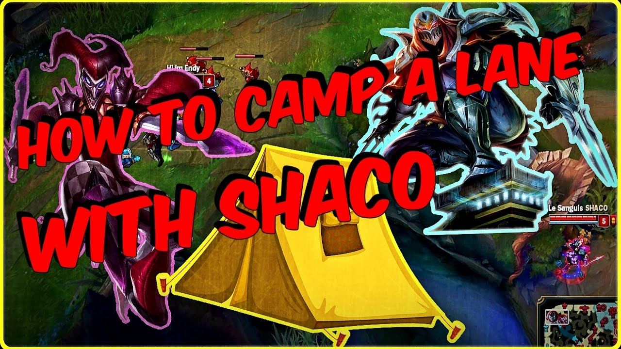 How to camp a lane with Shaco | Shaco Highlights | League Of Legends ...