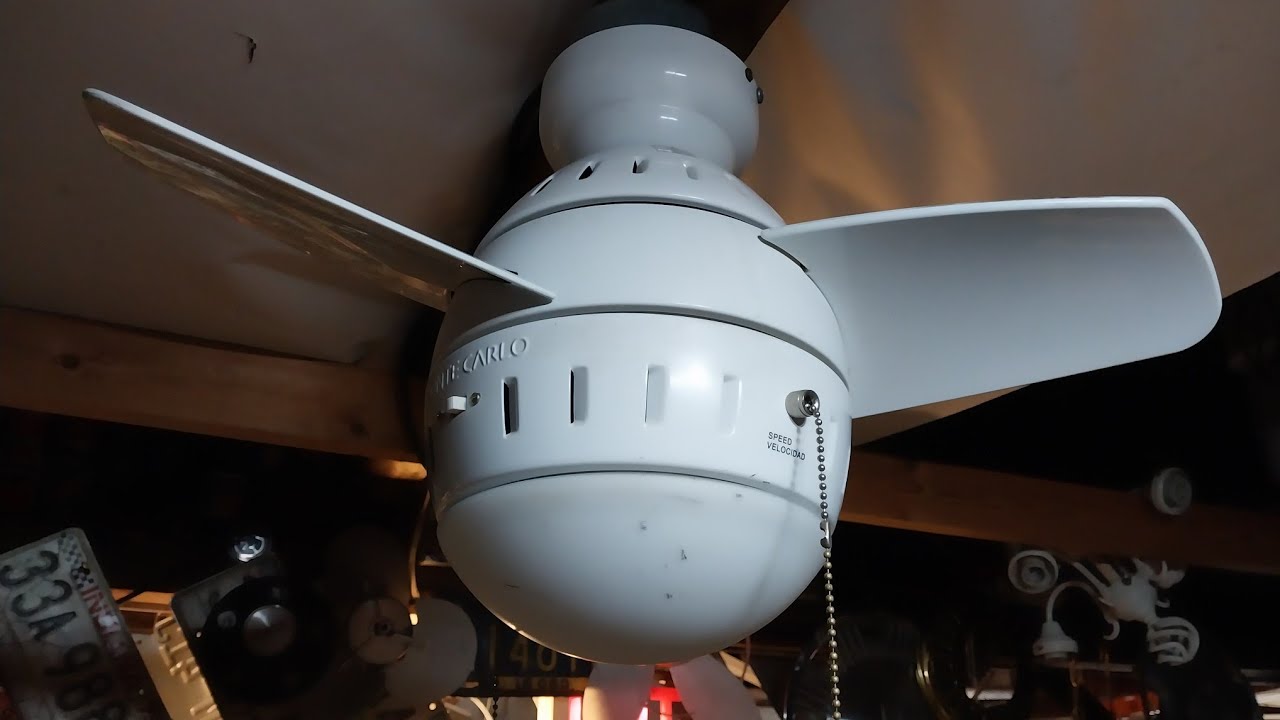2005 Monte Carlo Mini 22" ceiling fan - YouTube