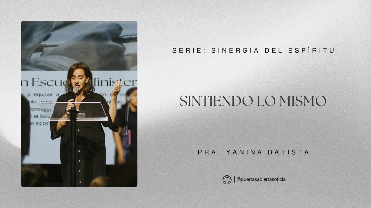 Sinergia Espiritual IV ( Reunion completa) | Pr. Yanina Batista | Puertas Abiertas - YouTube